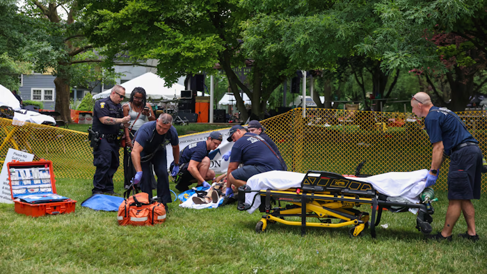 Manhunt continues after 12 people shot near festival in Ohio ...